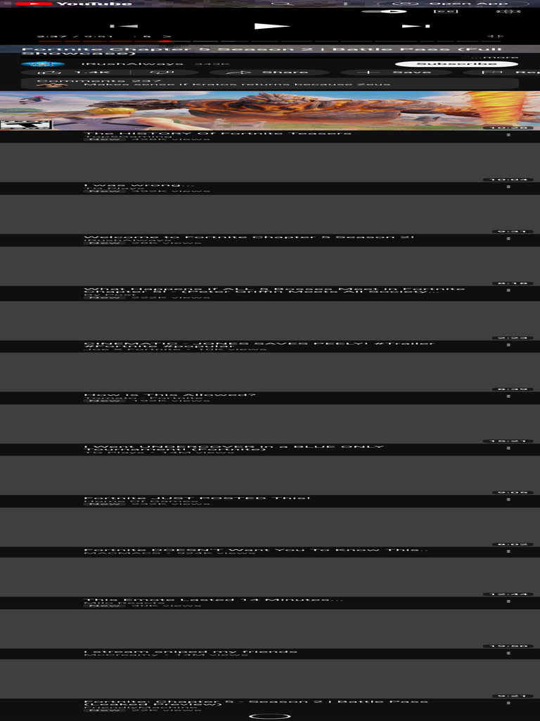 Fortnite Chapter 5 Season 2 Battle Pass Showcase | PDF