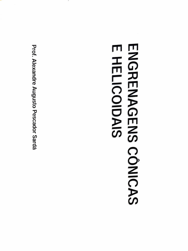 Engrenagens Cônicas e Helicoidais | PDF