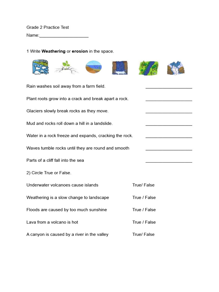 Grade 2 Practice Test | PDF