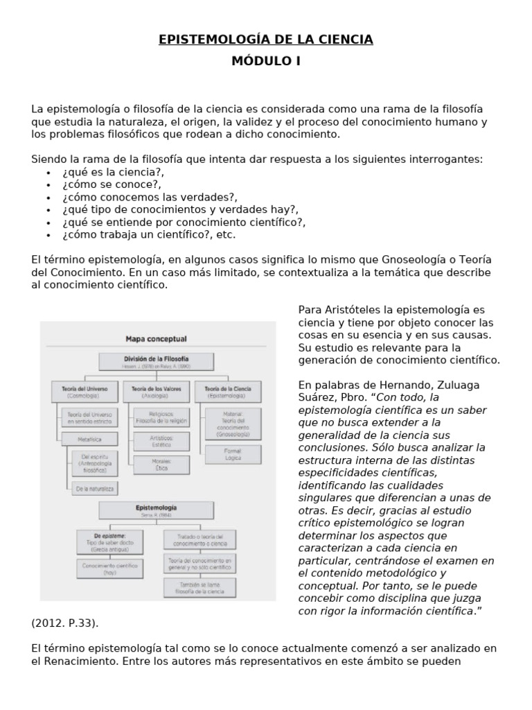 Teoría MOD 1 y 2 EDC | PDF | Conocimiento | Epistemología
