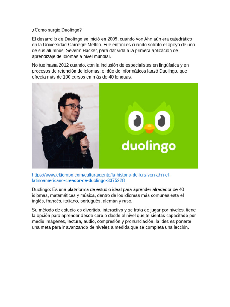 Duolingo | PDF