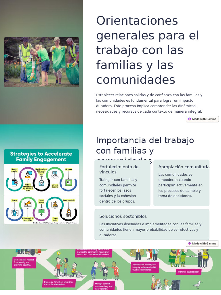 Las Familias y Las Comunidades | PDF | Evaluación | Aprendizaje