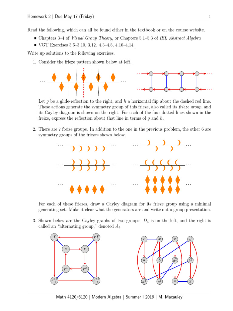 m19_math4120_hw02 | PDF | Group (Mathematics) | Integer