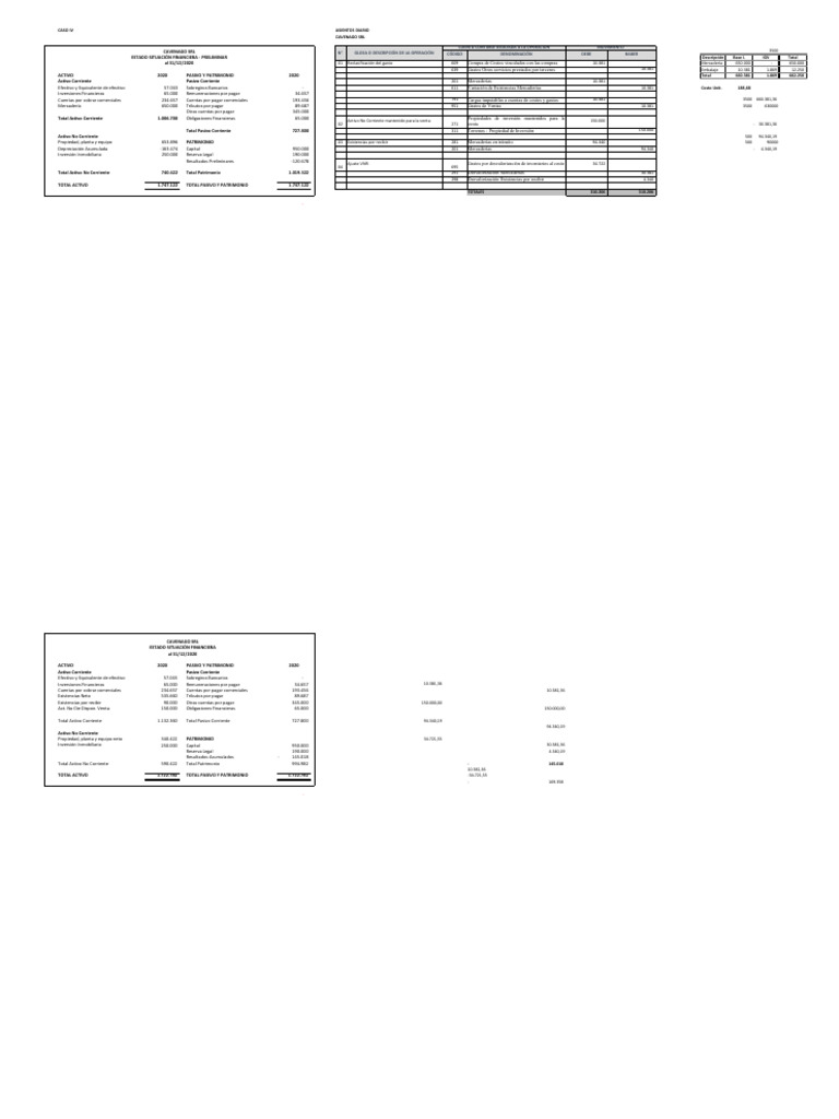 SEM04 - SOL - Realizable (Casos I Al V) ALUMNOS | PDF | Activo fijo | Economía Financiera