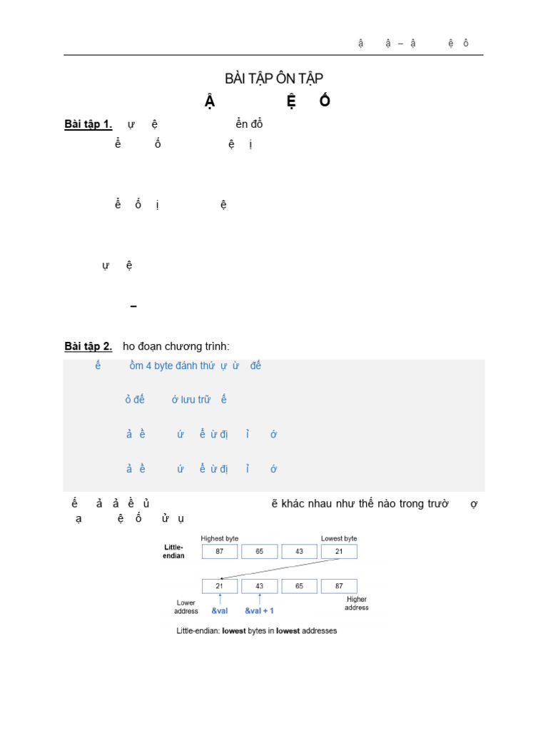 Bai Tap On Tap Tong Hop HD | PDF