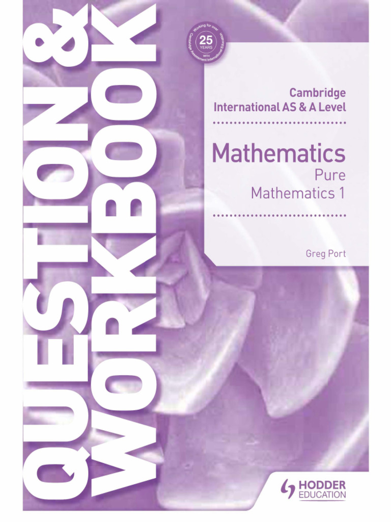 2018-Cambridge International As & A Level Mathematics Pure Mathematics ...