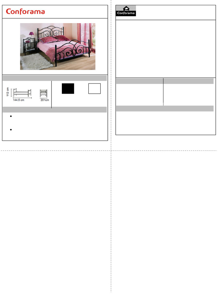Conforama SIAM CAMA | PDF
