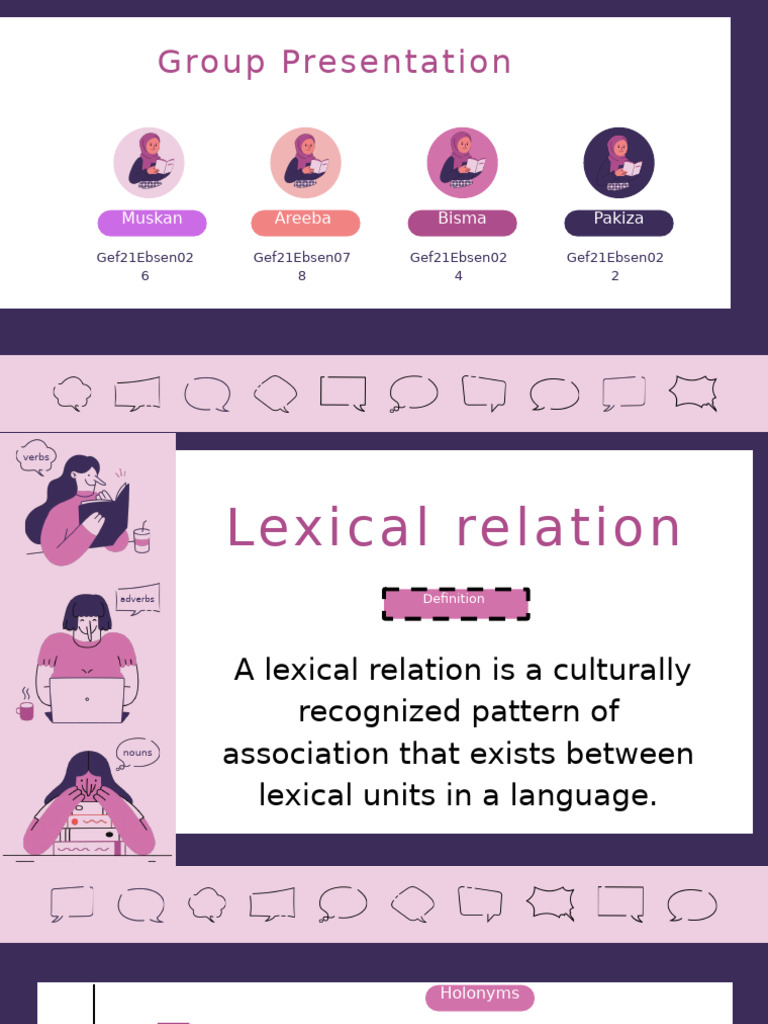 Group Presentation - 20240705 - 222736 - 0000 | PDF | Lexical Semantics ...