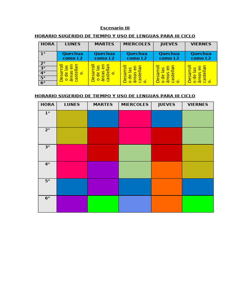 Escenario III - Docx 11 de Julio | PDF