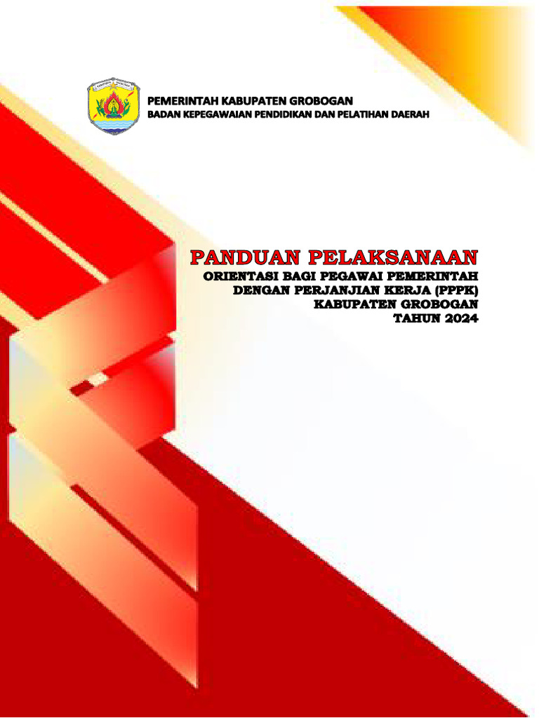 Panduan Orientasi PPPK Tahun 2024 | PDF | Karier & Perkembangan | Bisnis