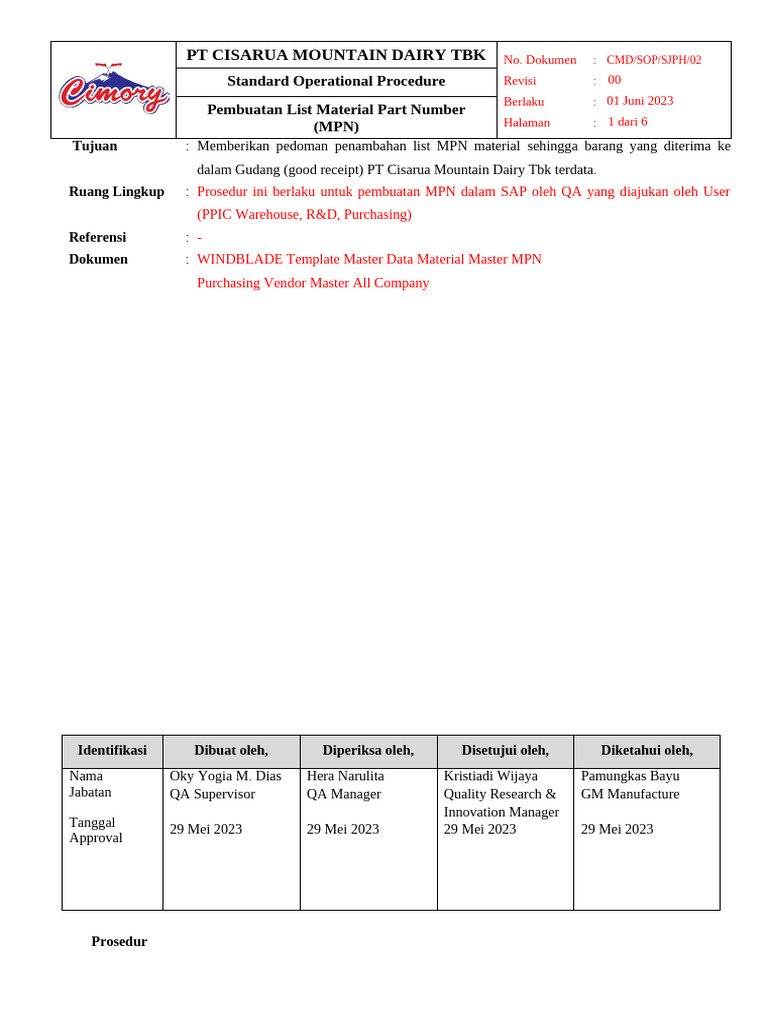 CMD Sop Helpdesk | PDF