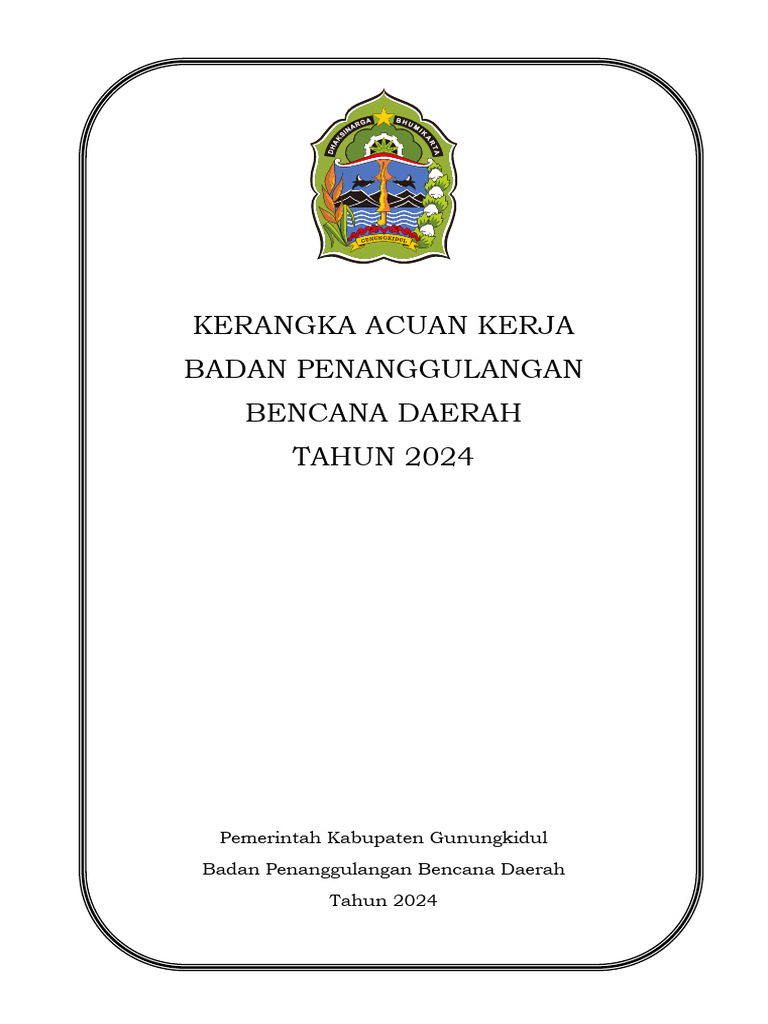 Contoh KAK 2024 | PDF
