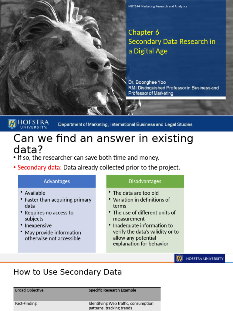 06 Secondary Data Research in A Digital Age | PDF | Customer Relationship Management | Databases