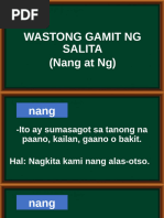 Wastong Gamit NG Nang NG at Nang | PDF