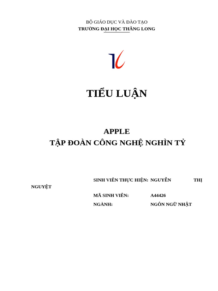 A44426 NguyenThiNguyet 209 Cau1 De1 | PDF