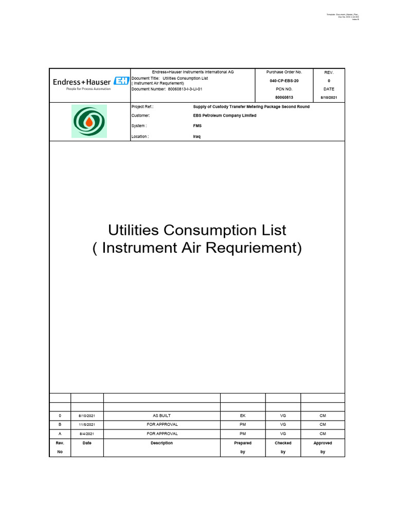 1.3-Utilities Consumption List | PDF | Manufactured Goods | Electrical ...