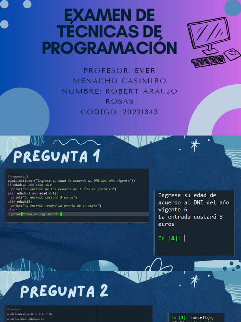 Examen Parcial TP | PDF