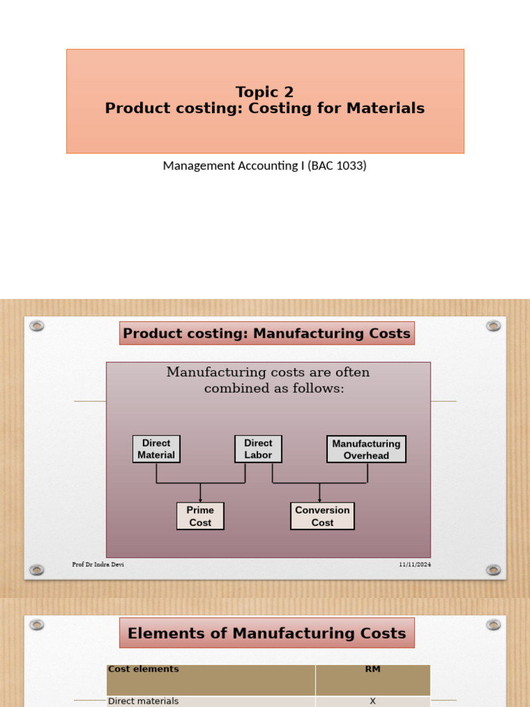 Product Costing and Cost Behavior Analysis | PDF | Expense | Cost Of ...