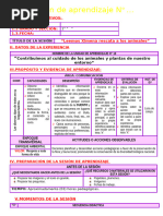 Sesión de Aprendizaje "Escribimos Un Cuento" | PDF | Aprendizaje | Cognición