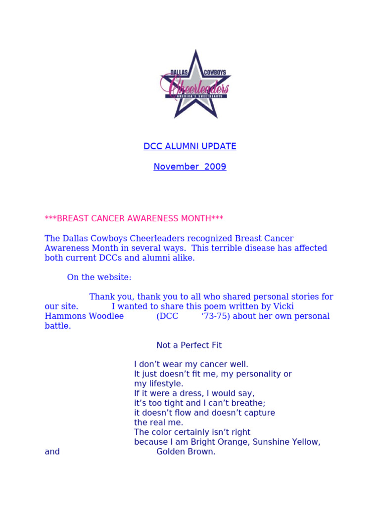 DCC Alumni Update 11-09 | PDF | Home & Garden