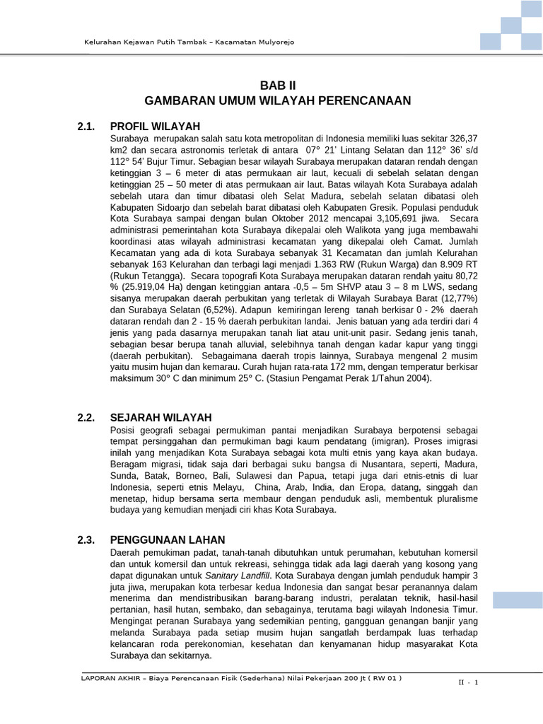 Bab 2 Gambaran Umum Akhir | PDF