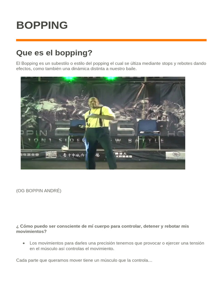 Bopping | PDF | Salud y bienestar | Estilo de vida