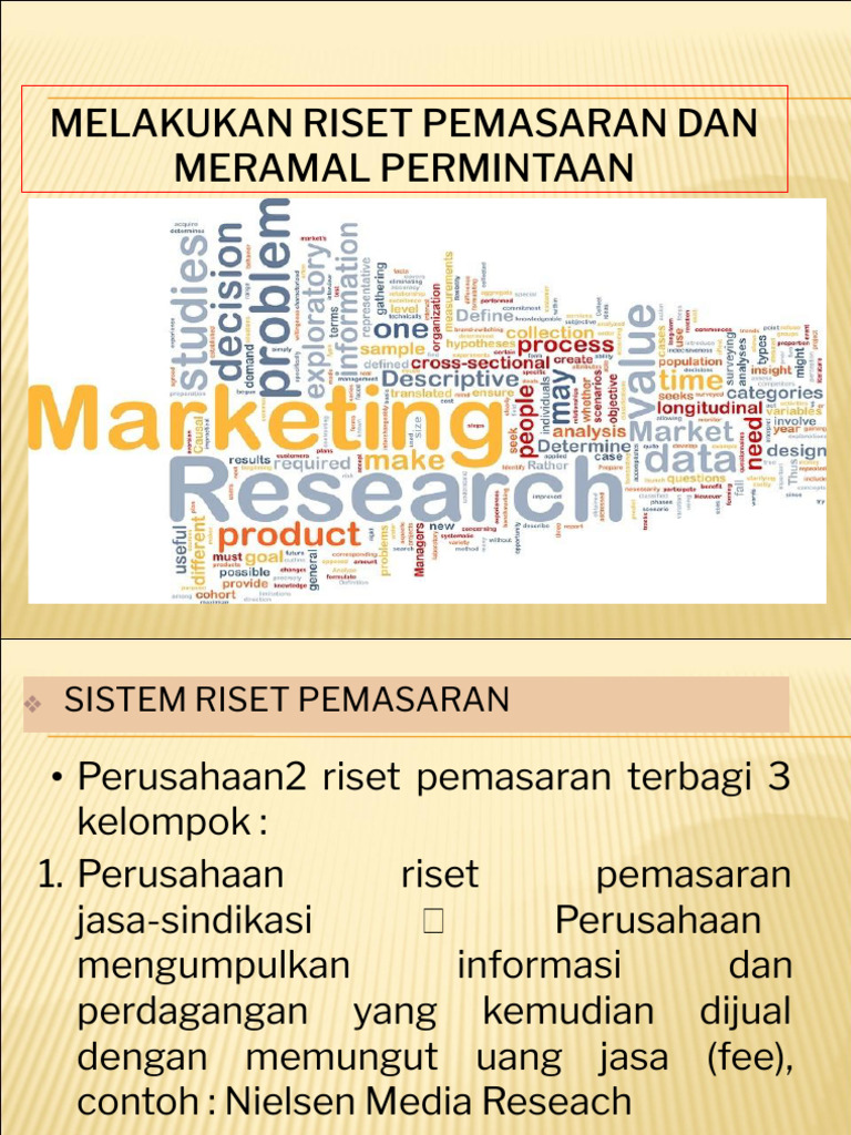 Pert8 1riset Pemasaran | PDF | Bisnis