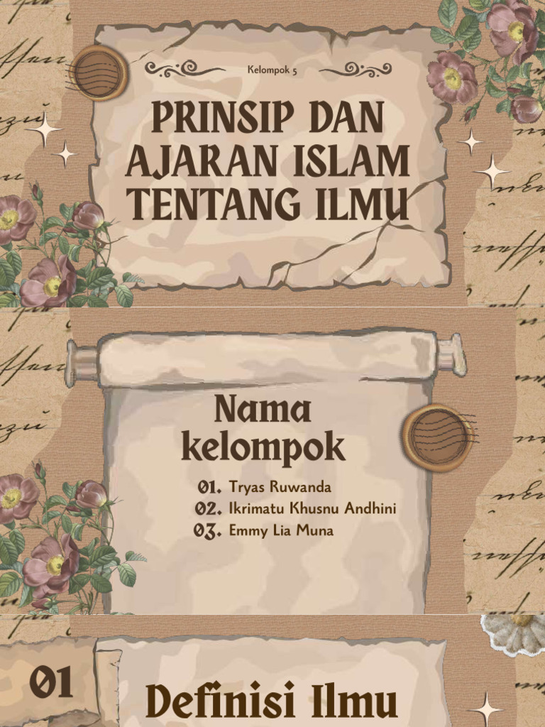 Aik Kel 8 Prinsip Dan Ajaran Islam Tentang Ilmu | PDF