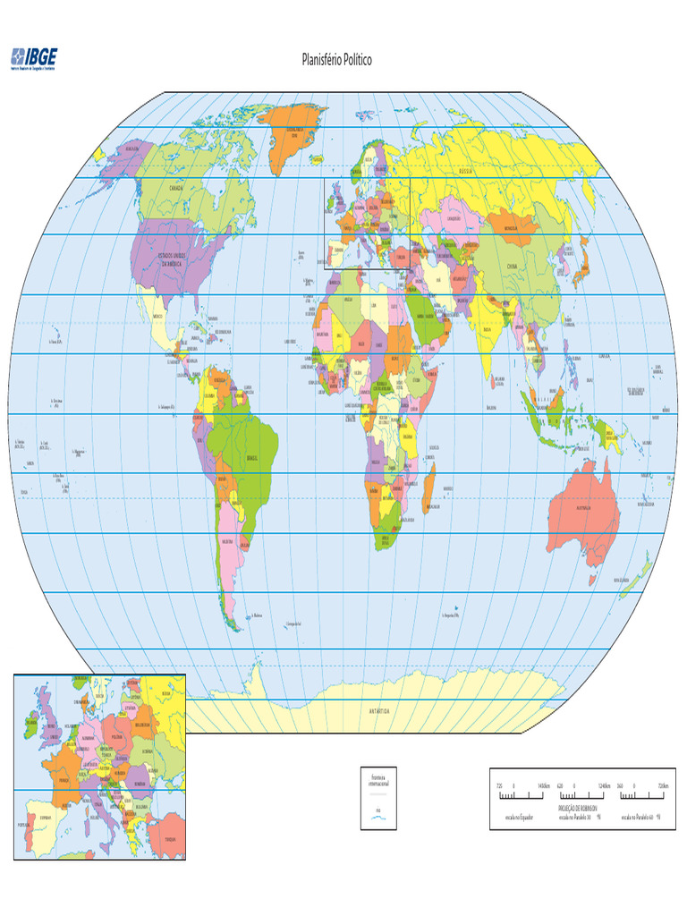 Planisfério Político Mundial | PDF