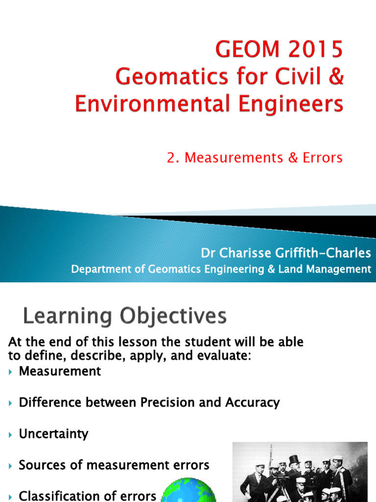 GEOM 2015 Lecture 2 Measurements Distance 2024 | PDF | Accuracy And ...