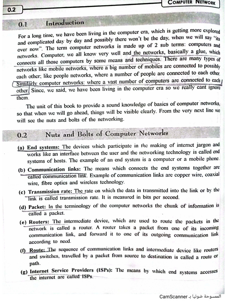 Computer Networks Unit 1 | PDF