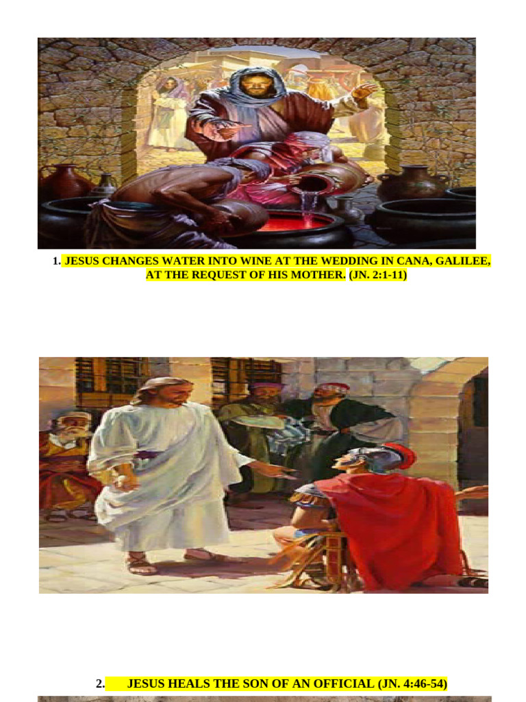 7 Signs of Jesus | PDF