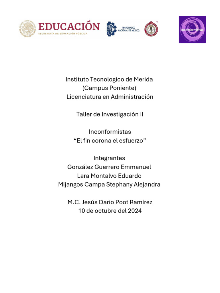 Ada2-2 Taller de Investigación | PDF | Science
