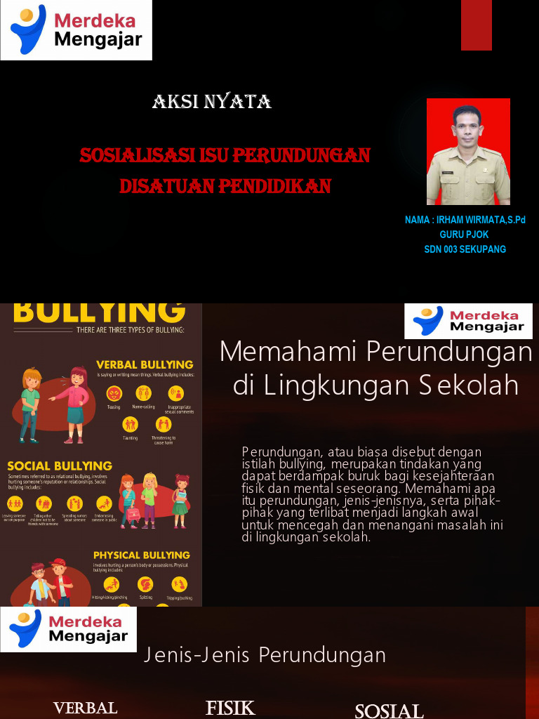Sosialisasi Perundungan di SDN 003 | PDF