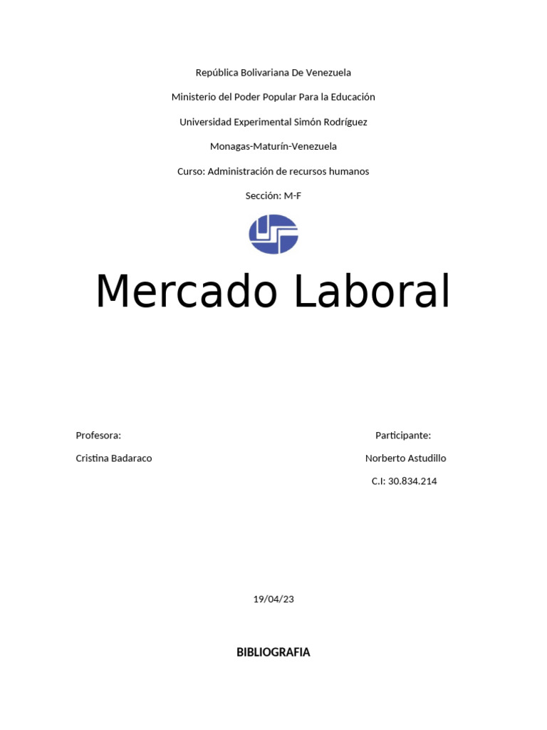 Informe RRHH | PDF | Investigación de mercado | Business