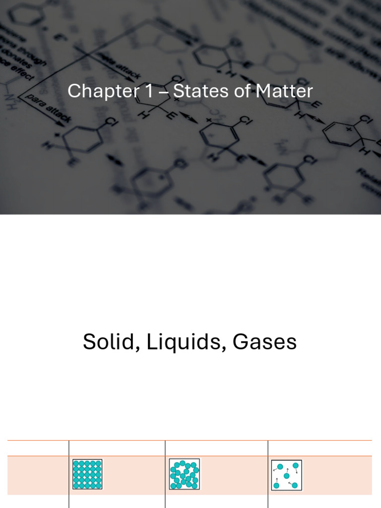 Understanding States of Matter in Chemistry | PDF | Gases | Liquids