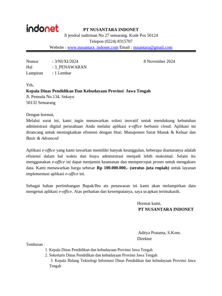 3 - Surat Indonesia | PDF