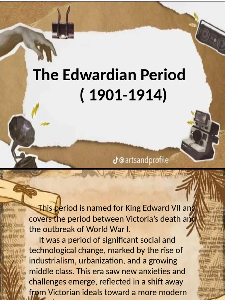 Edwardian Period | PDF | English Literature | The Jungle Book