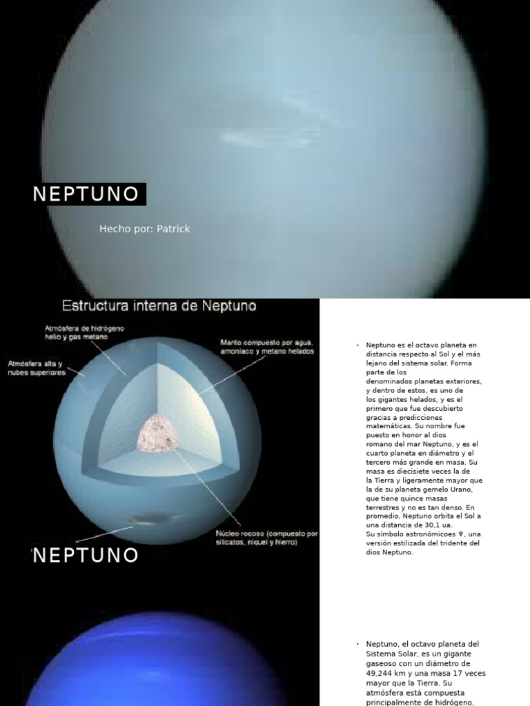 Neptuno: Características y Descubrimiento | PDF | Neptuno | Sistema solar