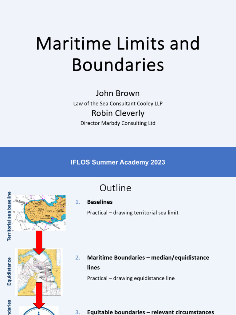 Maritime Boundary Delimitation 2023 | PDF | Territorial Waters ...