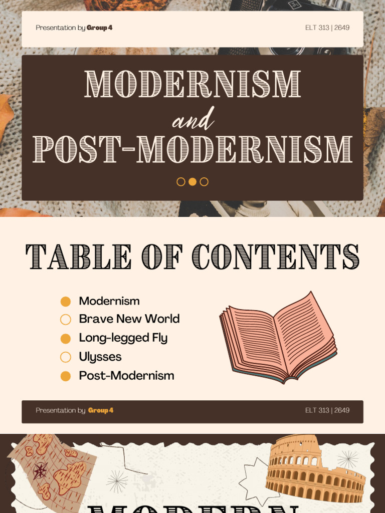 Modernism and Postmodernism 1 | PDF | Literary Modernism | Modernism