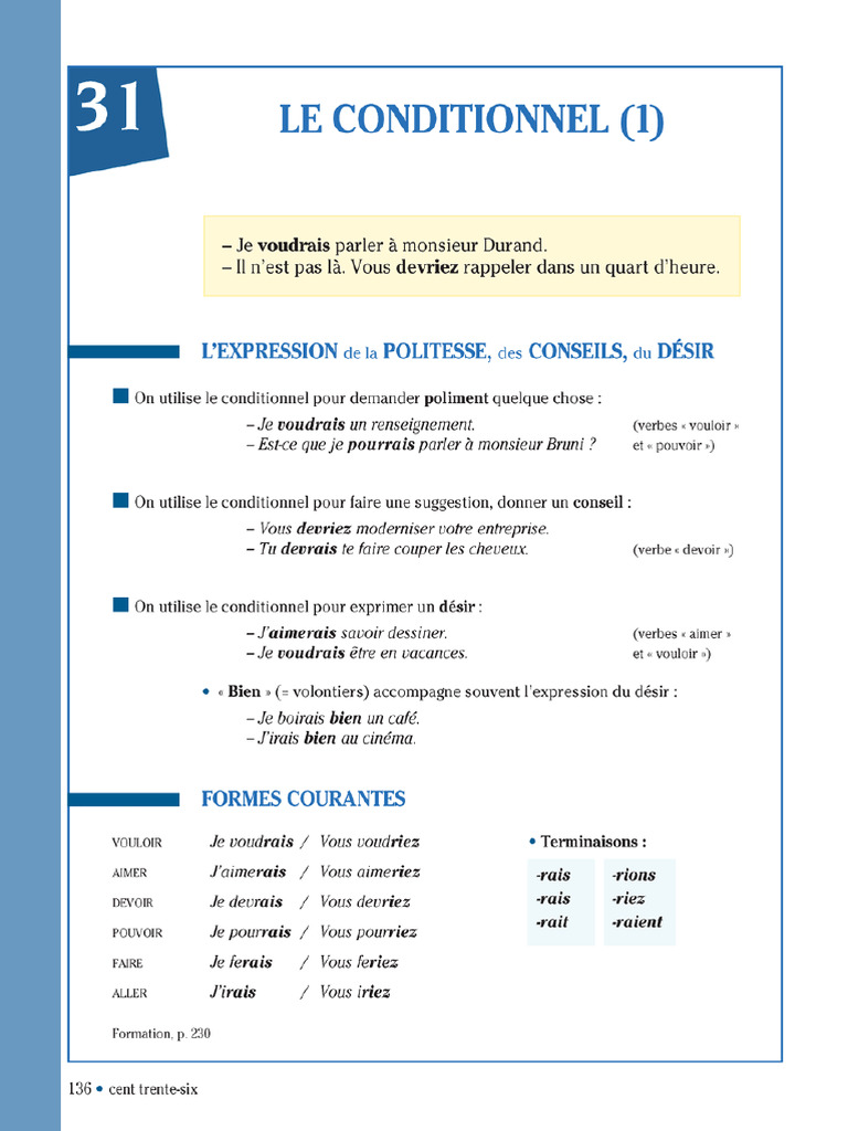 Conditionnel | PDF