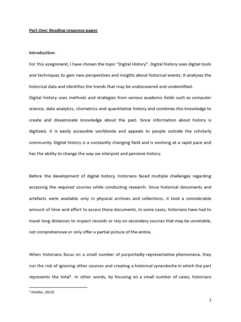 Paper - Digital History Textual and Non-Textual Sources | PDF ...