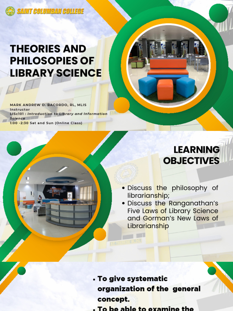 Library Science Philosophies | PDF | Science | Libraries