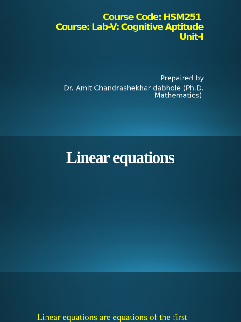 2 Linear Eq Ages Example | PDF | Equations | System Of Linear Equations