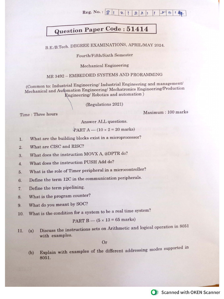 ESP Questions University | PDF