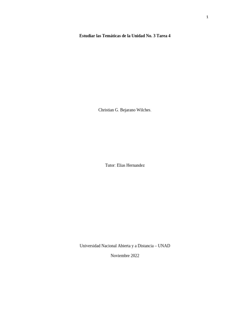 Tarea 4 - Christian Bejarano - 1049 | PDF | Contabilidad | Business