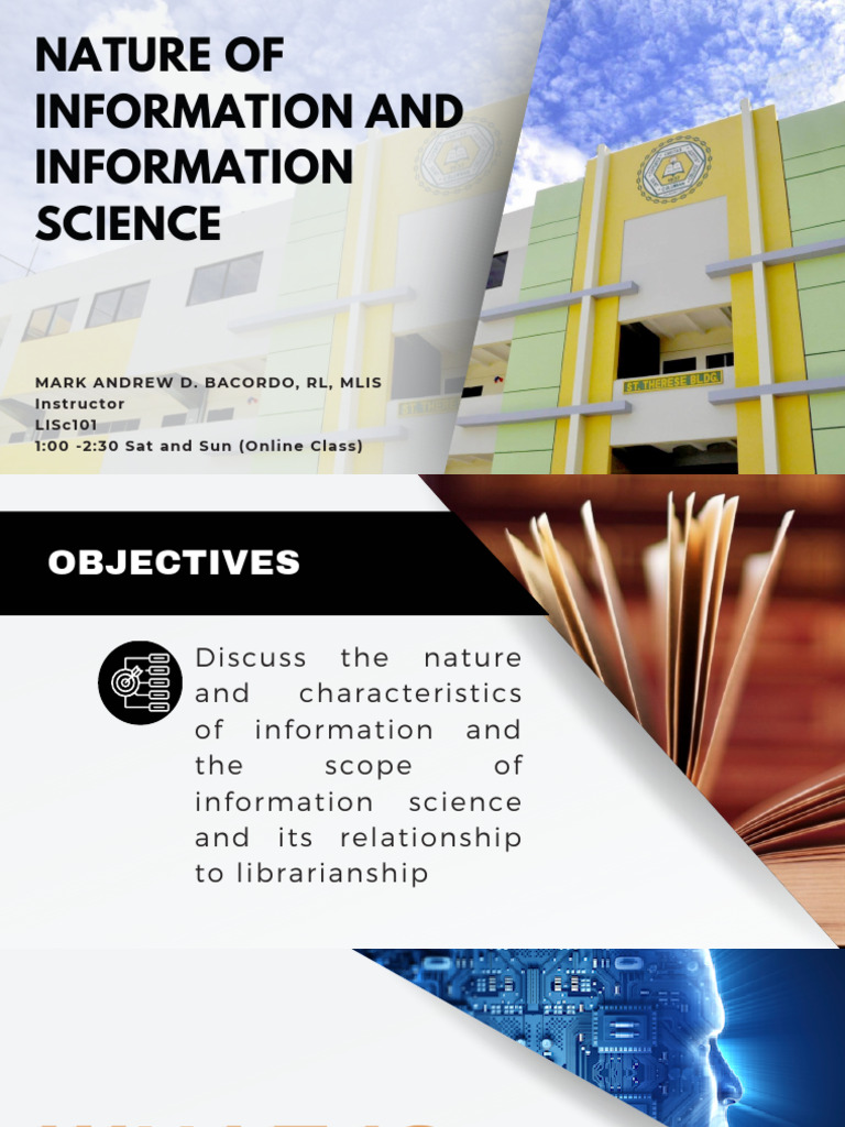 Nature of Information and Information Science | PDF | Information ...