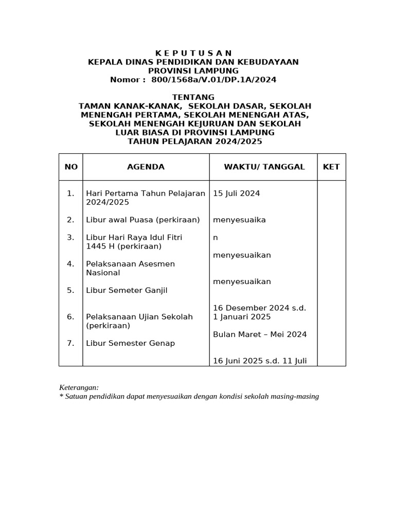 Kaldik 2024 Fix | PDF