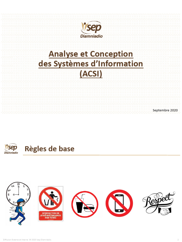 Méthodes ACSI pour Systèmes d'Information | PDF | Système d'information ...